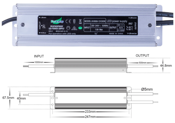 12v Weatherproof LED Driver - Harvey Norman Lighting