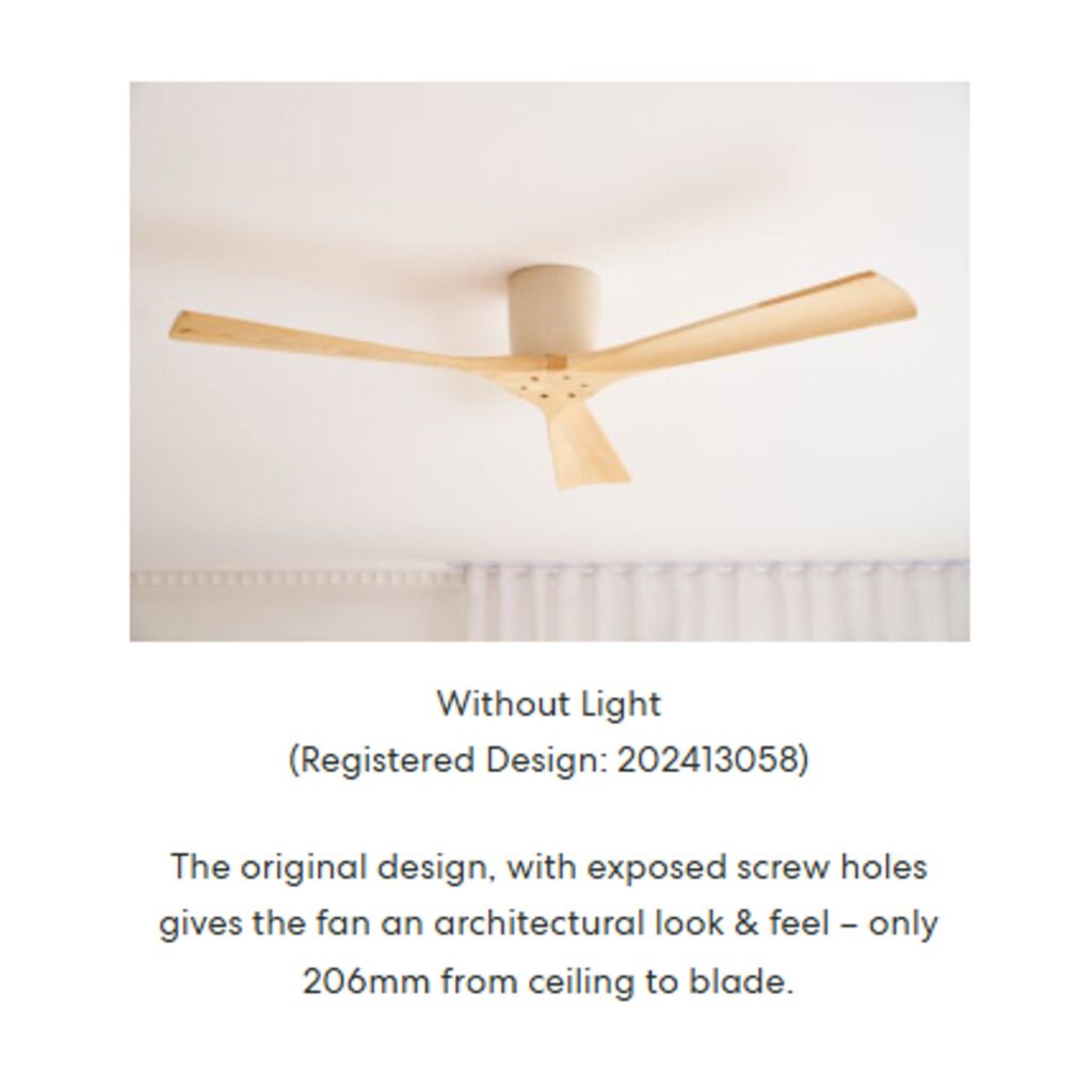 Gaia 54" DC Ceiling Fan Natural - Harvey Norman Lighting